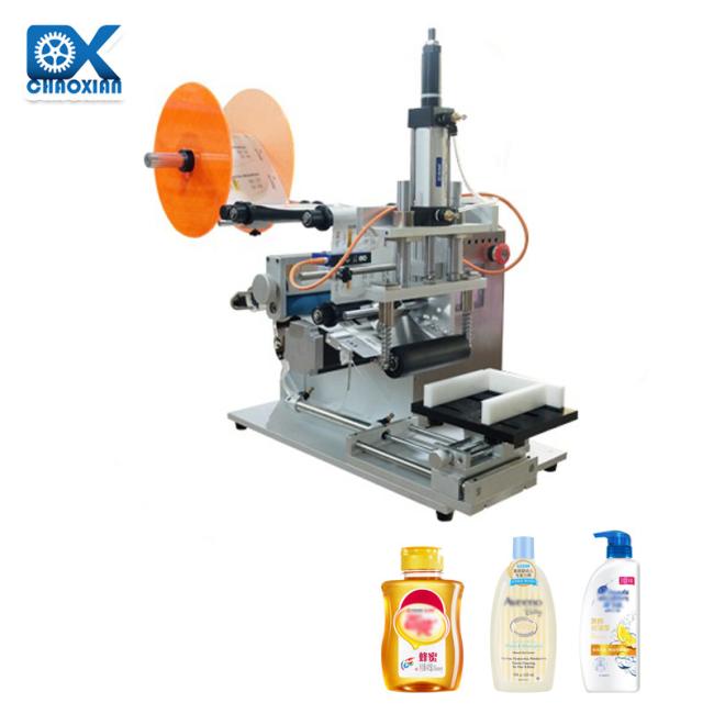 New Condition Semi Auto Orange Juice Honey Flat Bottle Laundry Detergent Security Label Applicator