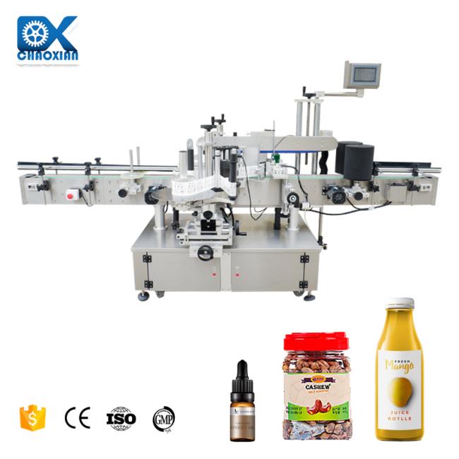 Two-Side Water Sachet Yogurt Wine Wrap Round Bottle Label Labeler Automatic Sticker Labeling Machine