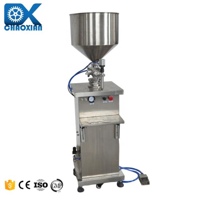 Vertical Stainless Steel Whipped Cream Glass Syringe 60ml Viscous Injectable Liquid Filling Machine