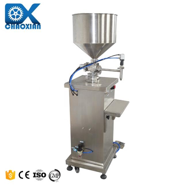 Vertical Stainless Steel Whipped Cream Glass Syringe 60ml Viscous Injectable Liquid Filling Machine