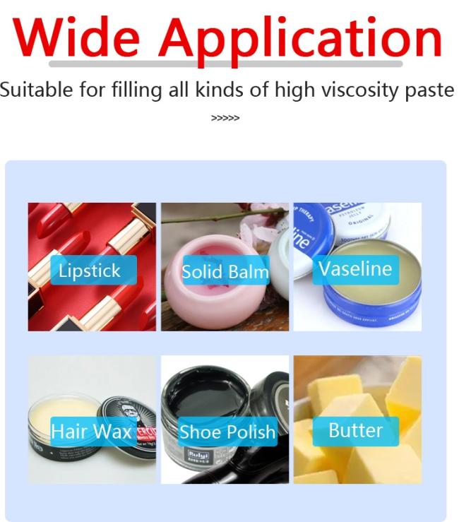 Semi Automatic Shea Butter Candle Liquid Filler With Mixer And Heater Filling Machine for Llip Gloss