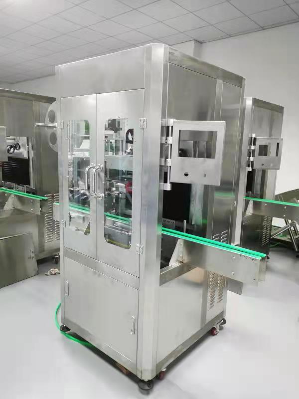High Speed Heat Shrink Sleeve Tunnel Wrapping Equipment Bottles Automatic Sleeve Labeling Machine