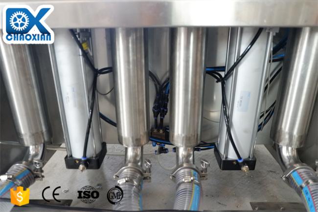 Mushroom Spice Pickle Oil 5 Gallon Empty Aluminum Can Tea Filling Machine 4 Head Bottle Filler