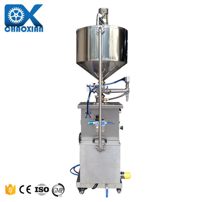 Made In China Sweet Milk Juice Health Care Liquid Product Semi Automatic Piston Filling Machine