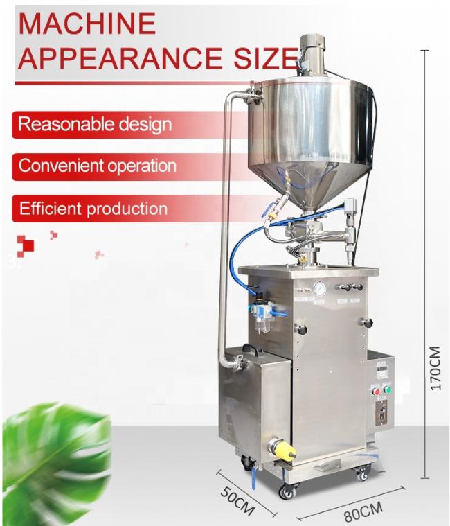 Made In China Sweet Milk Juice Health Care Liquid Product Semi Automatic Piston Filling Machine