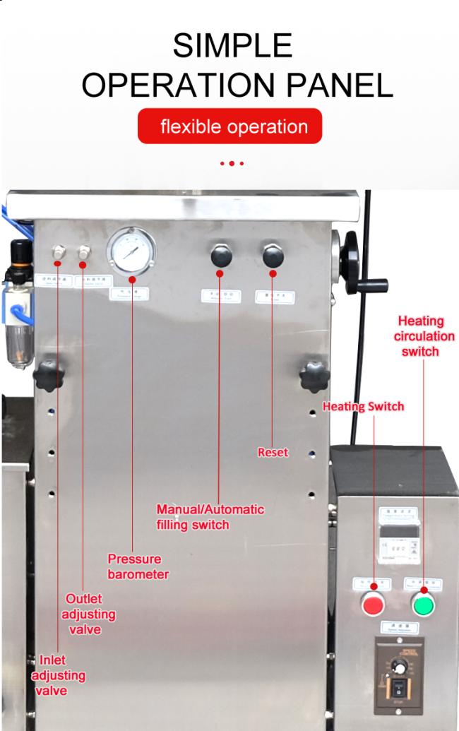 Made In China Sweet Milk Juice Health Care Liquid Product Semi Automatic Piston Filling Machine