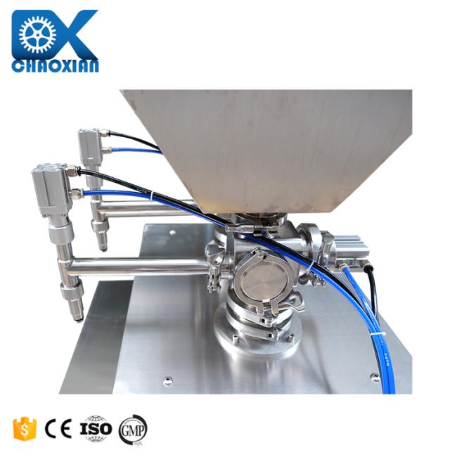 Double Head Pneumatic Semi Automatic Chemical Dispenser Self Fluid Paste Small Honey Filling Machine