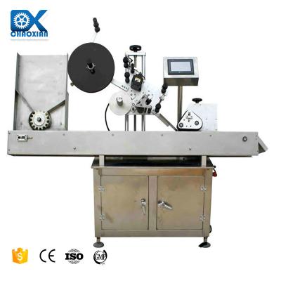 China High Speed Horizontal Ampule Labeler Round Objects Wrap-Around Labelling Applicator Machine for sale