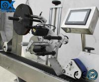 China High Speed Horizontal Ampule Labeler Round Objects Wrap-Around Labelling Applicator Machine for sale