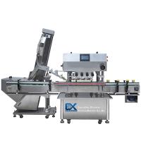 China High-Speed Automatic Linear Bottle Capping Machine 4800-7200 BPH for 20-50mm Caps for sale