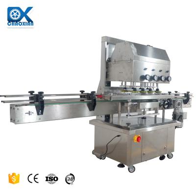 China High Speed Automatic Linear Advanced Drink Bottle Cap Capper Tighteners Press Caps Capping Machine for sale