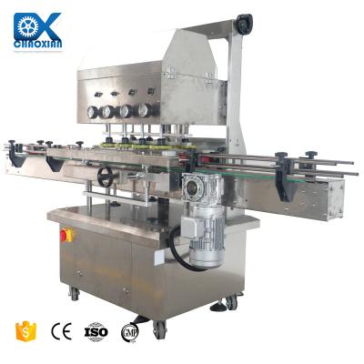 China High Speed Automatic Linear Advanced Drink Bottle Cap Capper Tighteners Press Caps Capping Machine for sale
