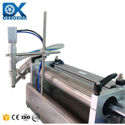 China Horizontal Semi Automatic Full Pneumatic Driven Self-suction Pure Thin Semi Liquid Filling Machine for sale