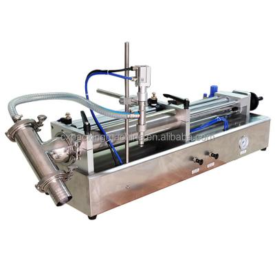 China Small Semi Automatic Piston Pump Vial Cosmetic Liquid Gel Wine Lotion Drink Water Tea Juice Oil Bottle Filler for sale