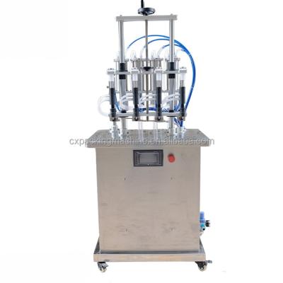 China Vacuum Piston Filling Systems Filler Liquid Water Juice Oil Perfume Wine Glass Bottle Filling Machine for sale