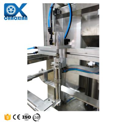 China Servo Motor Driven Coconut Oil thick Paste Ketchup Beverage Barrel Can Automatic Filling Machine for sale