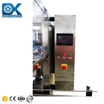China Servo Motor Driven Coconut Oil thick Paste Ketchup Beverage Barrel Can Automatic Filling Machine for sale