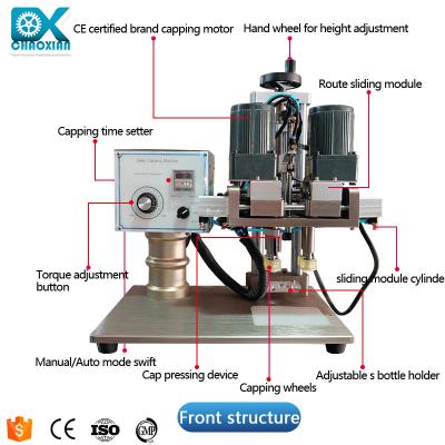 China Manual Eye Drop Plastic Bottle Cap Semi Automatic Capping Machine Manufacturer Single Head Capping for sale