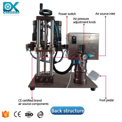 China Manual Eye Drop Plastic Bottle Cap Semi Automatic Capping Machine Manufacturer Single Head Capping for sale