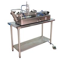 China Semi-Automatic Piston Filling Machine 5-5000ml Range with ±0.5% Accuracy for Liquid Packaging for sale