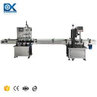 China Automatic Liquid Filling and Capping Machine 10-500ml CE Certified 220V for sale