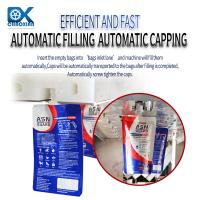 China Automatic 2 Nozzle Doy Pack Pouch Filling and Capping Machine 5-2000ml CE for sale