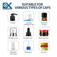 China High Speed Linear Automatic Servo Capping Machine for Milk Bottles 1800-2400bph 220V for sale