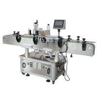 China Automatic Round Bottle Labeling Machine 570W 25-60 pcs/min for Paint Cans Pails Plastic Oval Bottles for sale