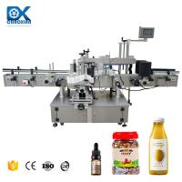 China Automatic Two Sides Labeling Machine 220V 50-60Hz for Round Square Bottles for sale