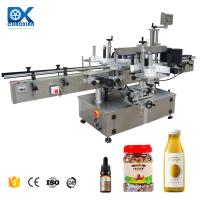 China Automatic Two Sides Labeling Machine 220V 50-60Hz for Round Square Bottles for sale