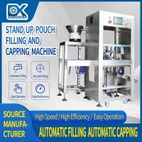 China Automatic Stand Pouch Filling Capping Machine 5-2000ml CE Certified for sale