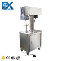 China Semi-Automatic Handheld Capping Machine 400W 220V for Plastic Jars Aluminium Cans for sale
