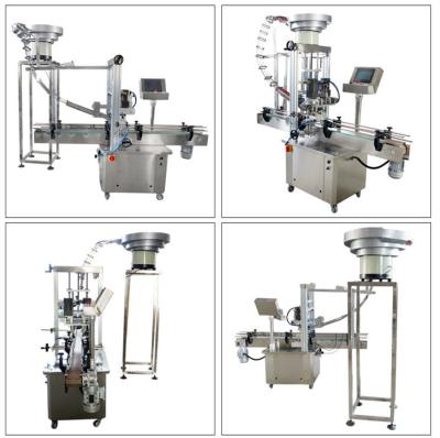 China Plastic Drums Cap Feeding Sorter Elevator Conveyor Closing Automatic Capping Machine Plastic Bottle for sale