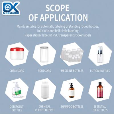 China Portable Pasting Labeling Applicator For All kinds of Labels Round Bottle Sticker Labeling Machine for sale