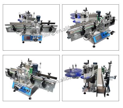 China Portable Pasting Labeling Applicator For All kinds of Labels Round Bottle Sticker Labeling Machine for sale