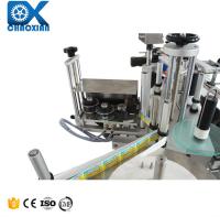 China Automatic Round Bottle Labeling Machine 25-60pcs/min for PET Plastic Glass Containers for sale