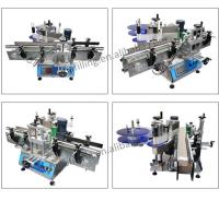 China Automatic Table Top Round Bottle Sticker Labeling Machine 220V 25-60pcs/min for sale