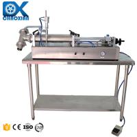 China Semi-Automatic Tabletop Piston Filler for Liquid Bottling 5-1000ml Adjustable for sale