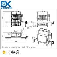 China Automatic Servo Motor Driven Piston Filling Machine 5-5000ml CE Certified for sale
