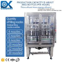 China Automatic Piston Filling Machine 3600 BPH Servo Driven 5-5000ml CE for sale