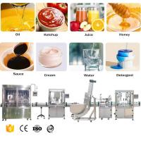 China Automatic Piston Filling Machine 3600 BPH Servo Driven 5-5000ml CE for sale