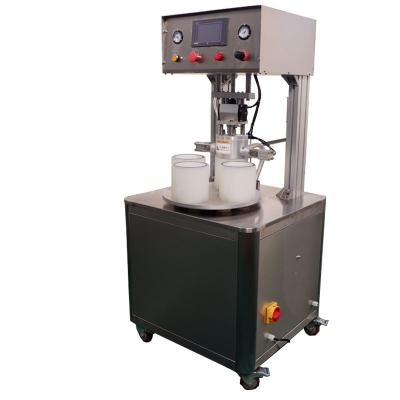 Semi Automatic Electric Food Glass Bottle Plastic Jar Screwing Caps Vacuum Capping Machine