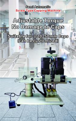 China Semi Auto Pipette Electric Handheld Roller Pump Dispenser Flip Top Bottle Cap Closing Machine for sale