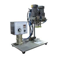 China Semi-Automatic Rotary Capping Machine for Screw Caps 20-50mm 600-1200 BPH for sale