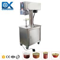 China Vertical Electric Continuous Can Sealing Machine 600-1200 BPH for Tin Cans 50-130mm for sale