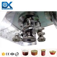 China Vertical Electric Continuous Can Sealing Machine 600-1200 BPH for Tin Cans 50-130mm for sale