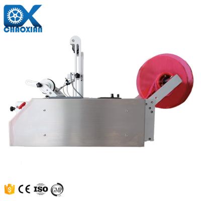 China Low Price Semi Automatic Wine Waterproof Stick Bottle Label Labeler Industrial Round Sticker Machine for sale