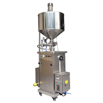 China Semi Automatic Wax Well Water Packing Hot Filler Bottling Volumetric Liquid Filling Machine for sale