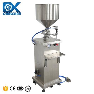 China Manual Peristaltic Pump Vial Solution Cosmetics Cream Can Jar Small Scale Juice Filling Machinery for sale