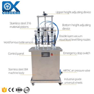 China Semi Auto Tester Syringe for Fill Solid Refillable Bottle Filling Machine Perfume With Crimping for sale